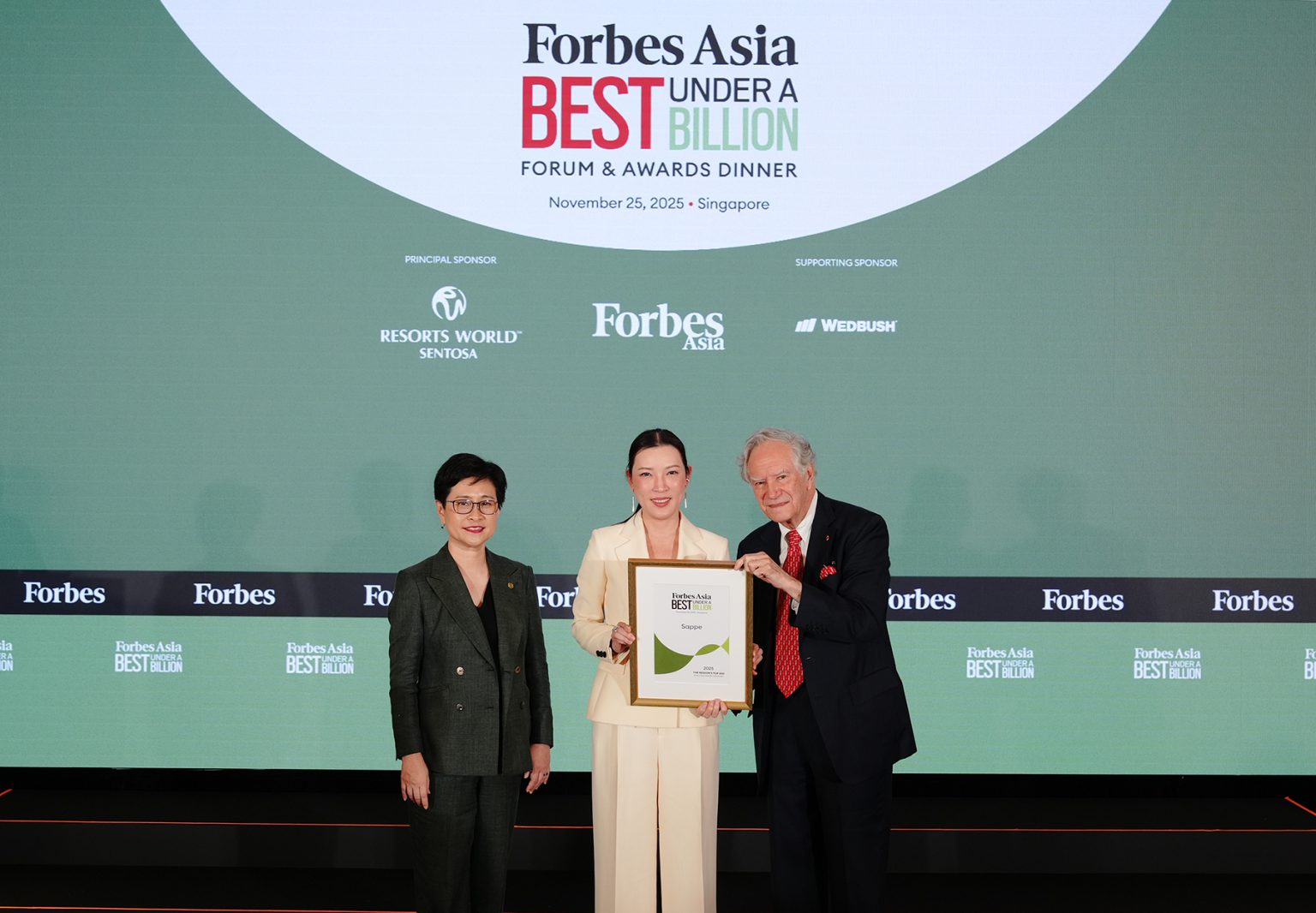 SAPPE Earns Spot on Forbes Asia’s Best Under A Billion 2025 List for ...
