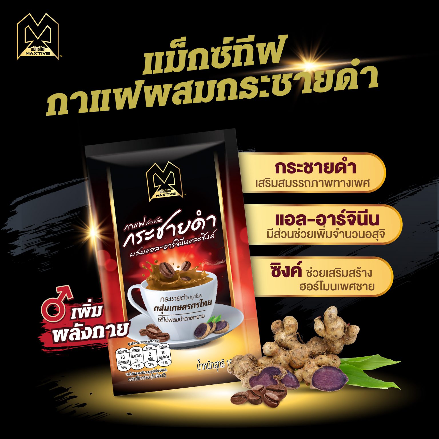 Sappe launches Maxtive with black ginger to compete in coffee mix ...