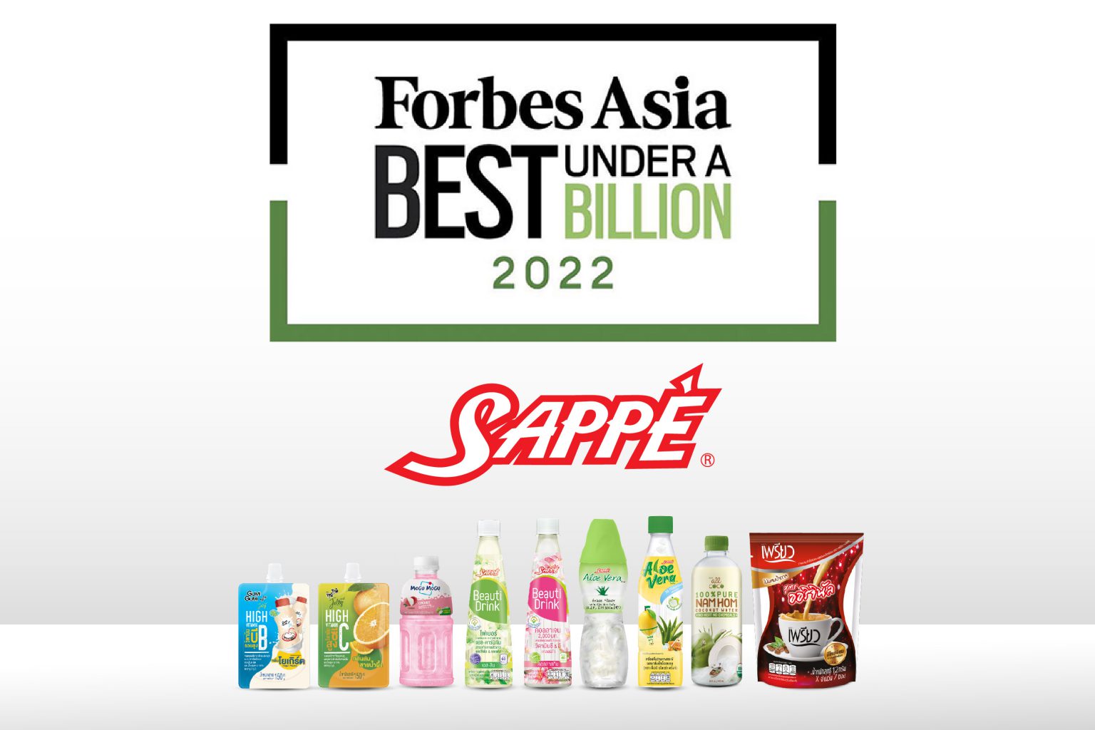Sappe named one of 13 Thai companies on Forbes Asia’s Best Under A ...